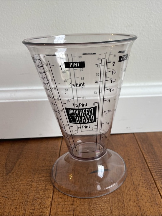 Kitchen | The Perfect Beaker Clear Plastic Measuring 2 Cup Pint Ounces ...